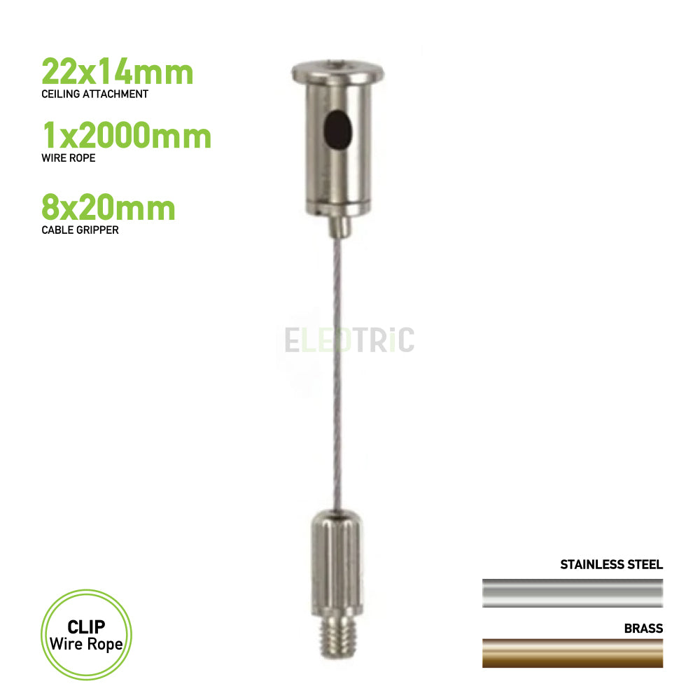 LED Panel Light Suspension Kit Adjustable Hanging Wire – Eledtric
