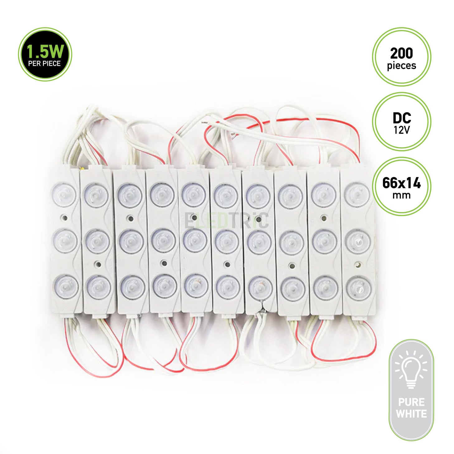 Pure White LED Injection Module – Eledtric