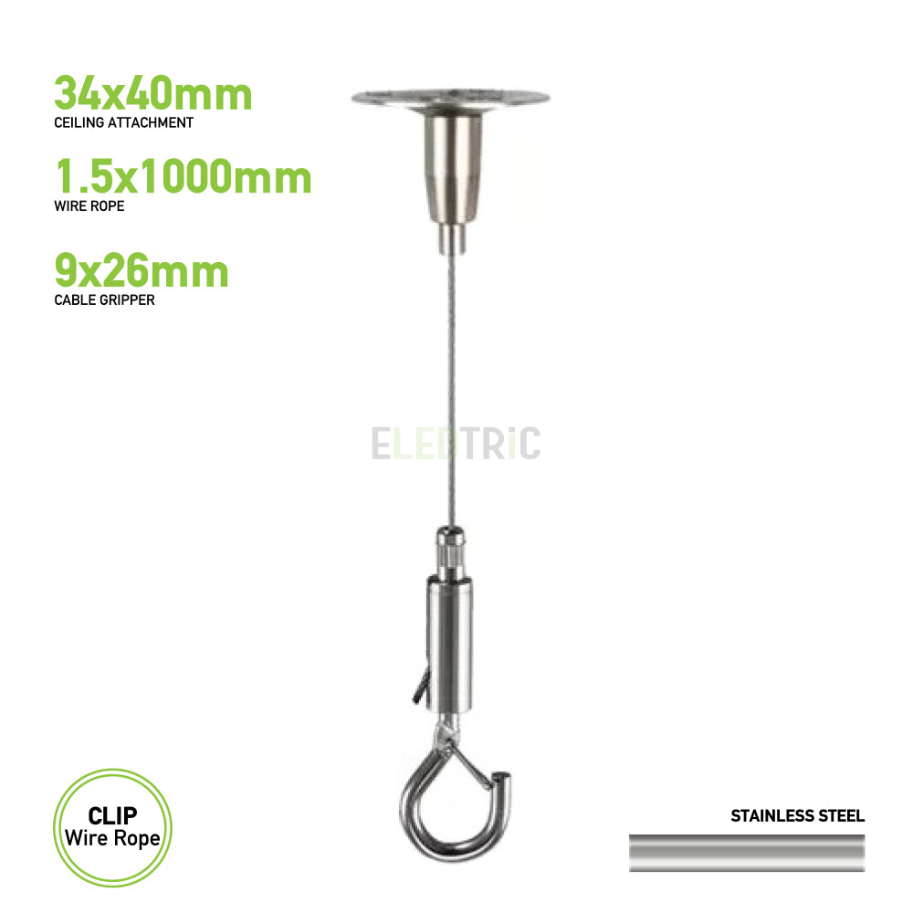 Self-locking function adjustable ceiling light suspension kit for ligh ...